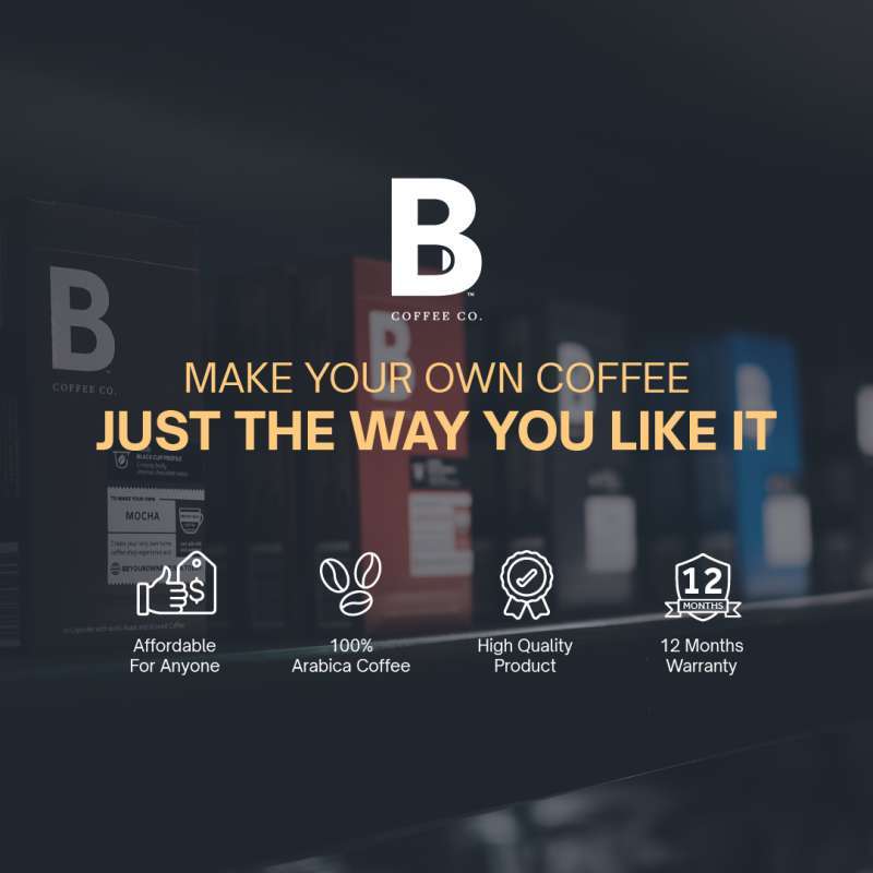 Promo B Coffee Co. Freshman Mesin Kopi Kapsul - Nespresso Compatible ...