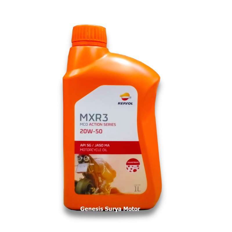 Promo Repsol Mxr3 20w50 1lt Untuk Motor Sport Lama Diskon 4% Di Seller ...