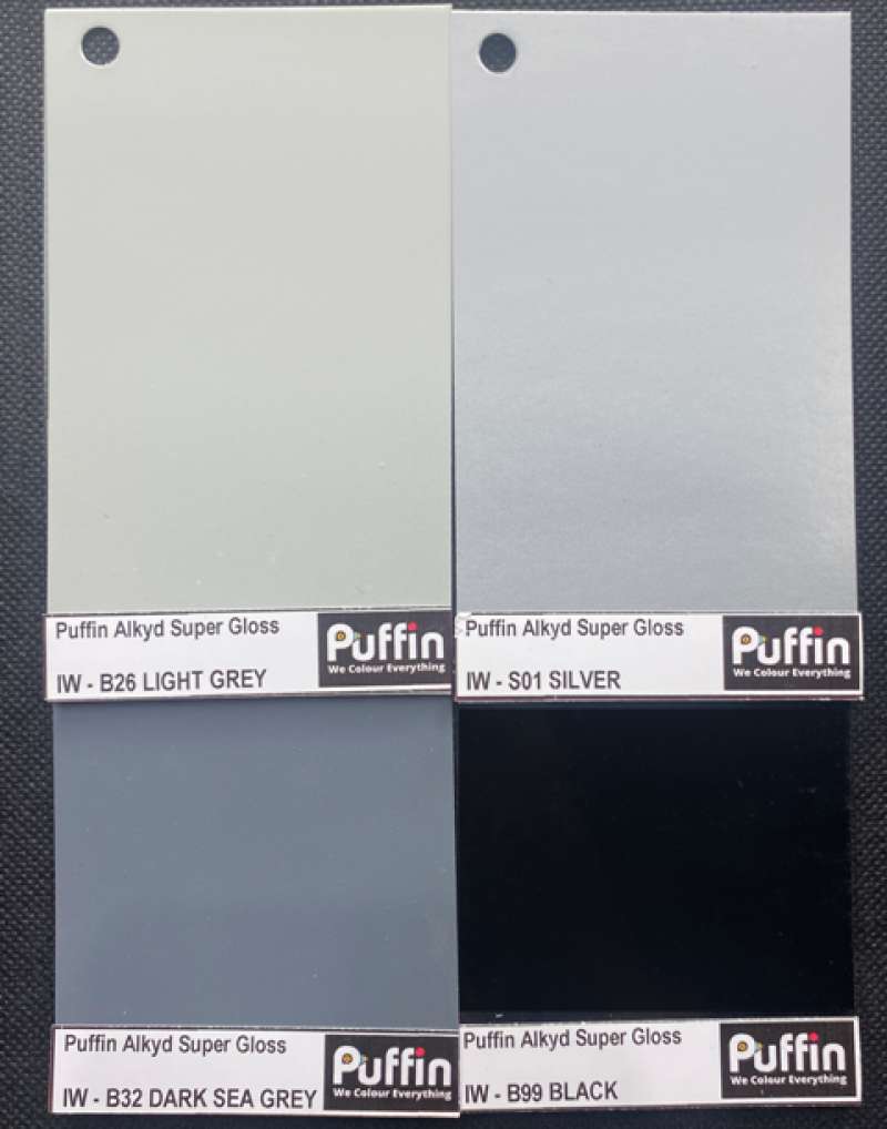 Jual Puffin Alkyd Super Gloss Enamel Cat Kayu, Besi & Lantai [5 Kg ...