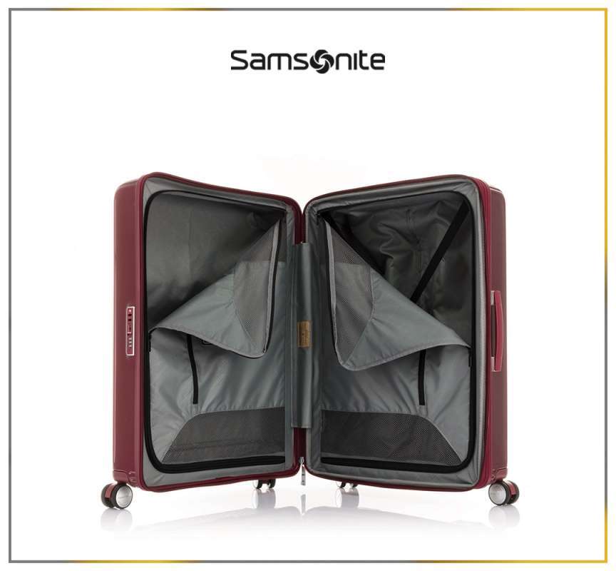 Promo Samsonite Koper Hardcase Azio Large 28 Inch - Glossy Burgundy ...