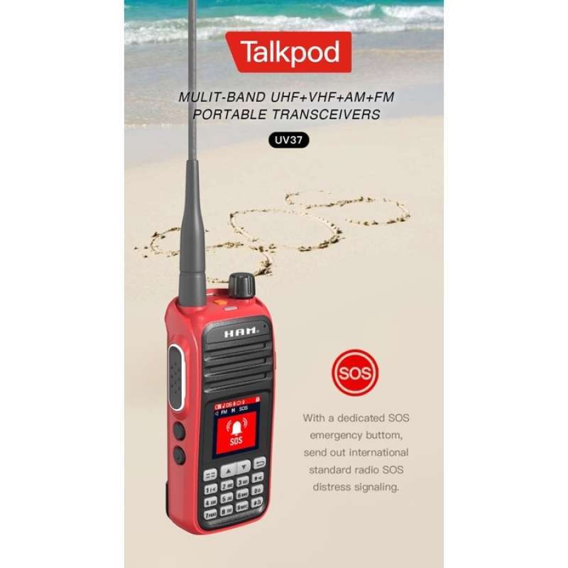 Jual Talkpod A36plus Ht Multi Band Uv37 Airband Vhf Uhf A36 A36p Radio ...