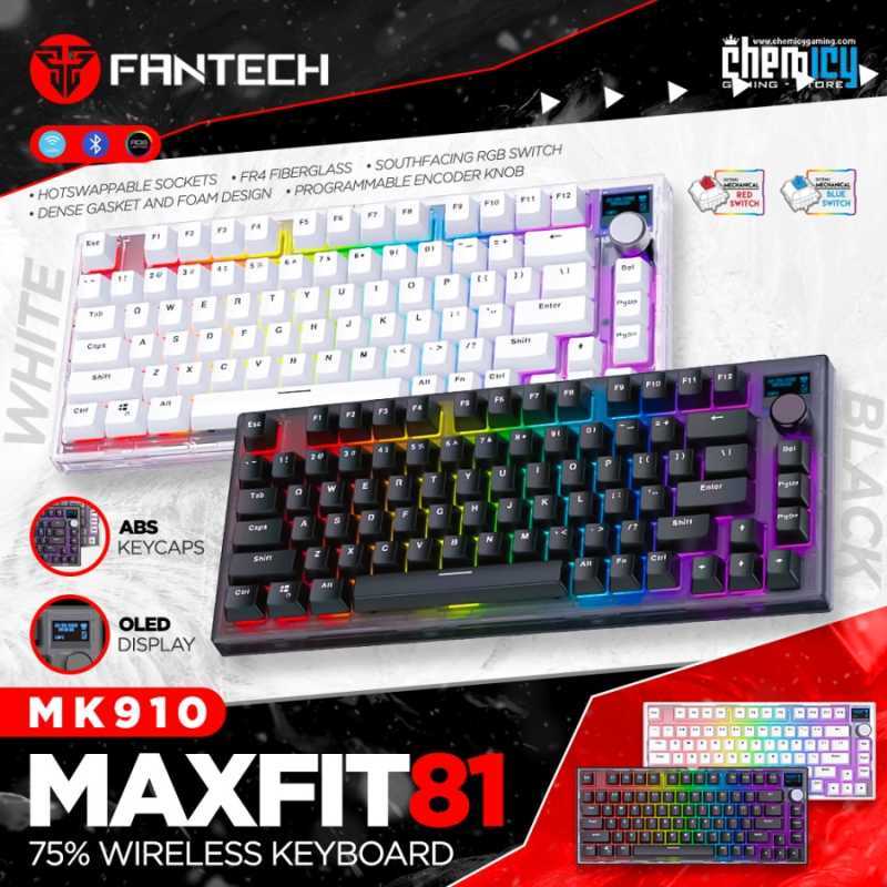 Jual Fantech Maxfit81 Wireless 75% Abs Keycaps Mechanical Gaming ...