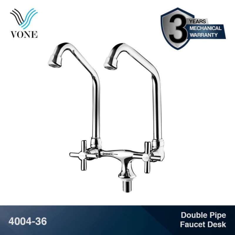 Promo Vone Kran Cuci Piring Double Keran Angsa Sink Dapur Wastafel Meja ...