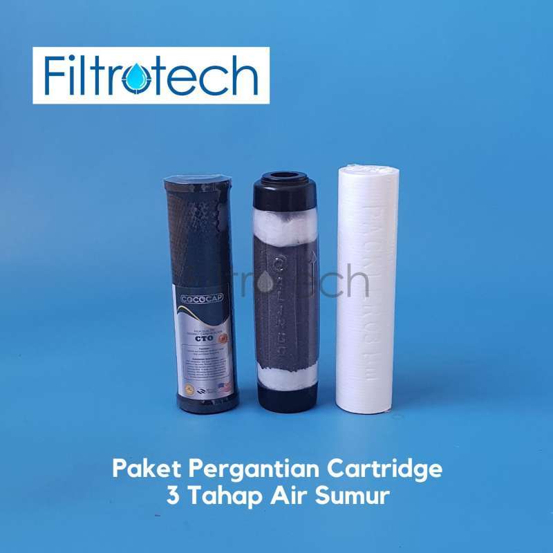 Jual Paket Catridge Filter Catridge Air Sumur - Sediment, Manganese, CTO di Seller Filtrotech ...