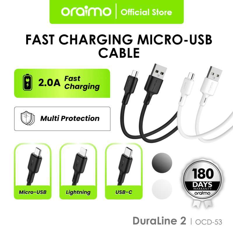 Promo Oraimo Data Cable Type-c 5v 2a Kabel Android Fast Charging ...