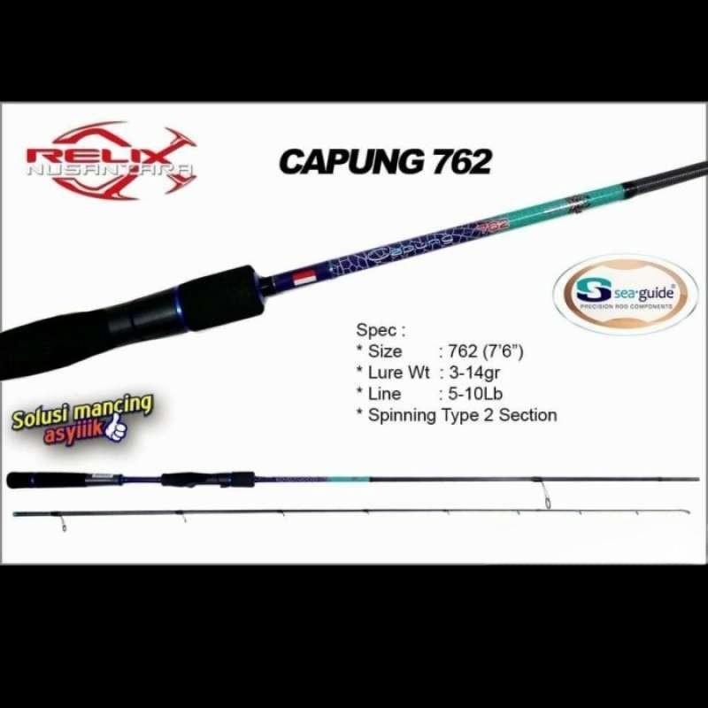 Jual Joran Relix Nusantara Capung 762 Ul Blue Spiderman 5-10lb Di ...