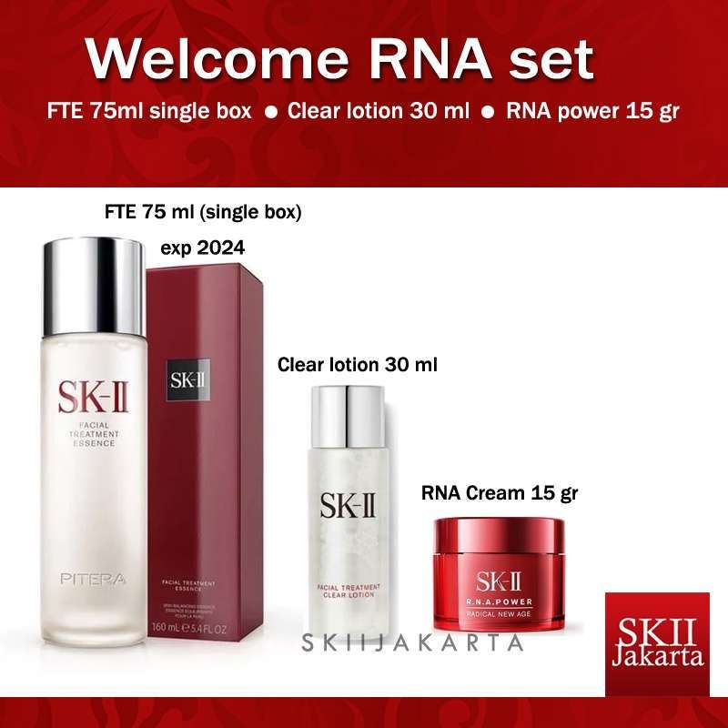 Promo Sk-ii Sk Ii Skii Sk2 Paket Welcome Rna/ Aura Kit / Power Kit / Skinpower Set Diskon 18% Di ...