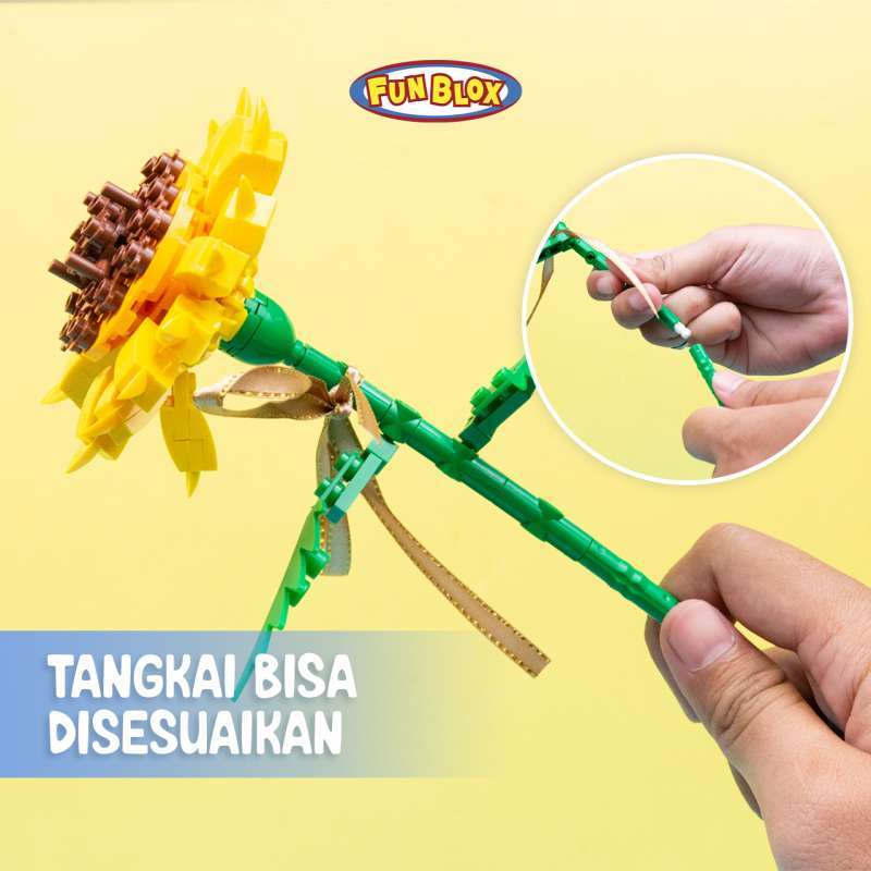 Promo Playgo Bunga - Block Mainan Susun Bricks Flower Rakitan Balok ...