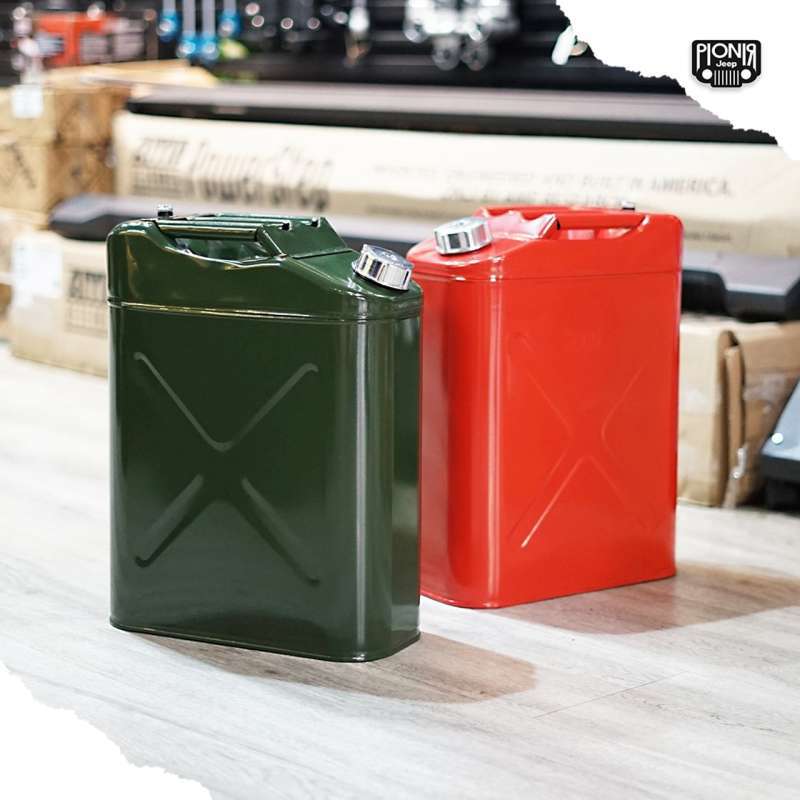 Jual Jerigen Besi Bensin Solar Army NATO MILITARY Steel Jerrycan Tanki ...