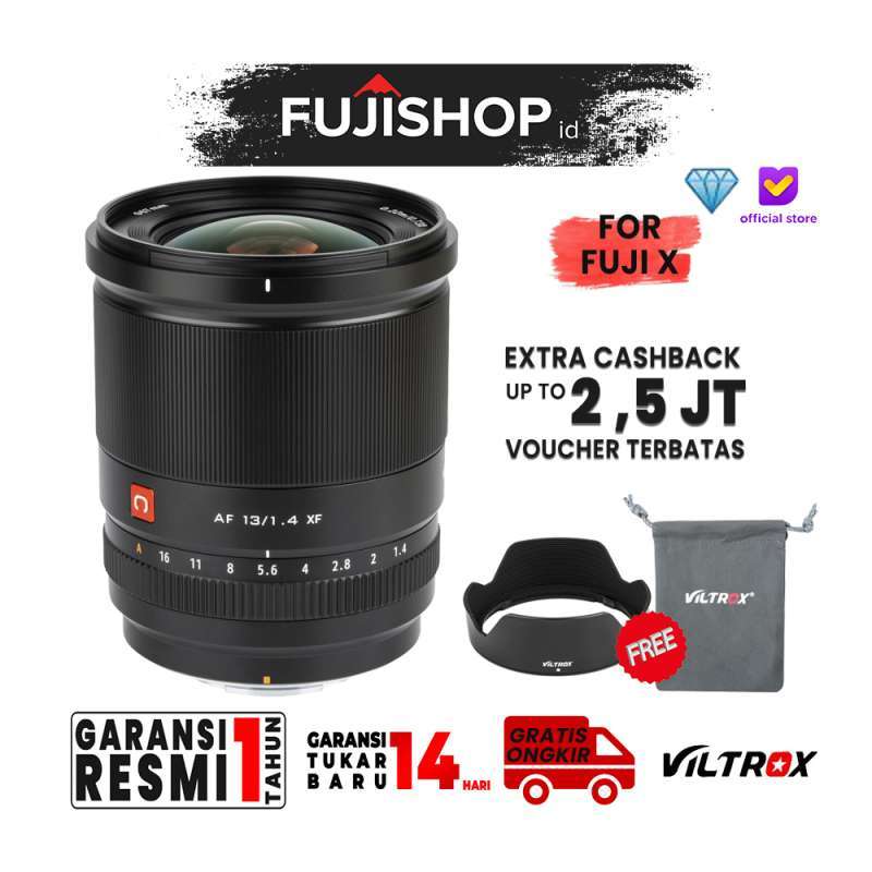 Jual Viltrox 13mm F1.4 Fuji Auto Focus Lensa Kamera Garansi Resmi Di ...