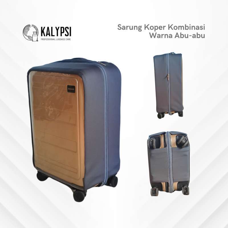 Promo Sarung Koper Luggage Cover Pelindung Koper Plastik/mika + Kain ...