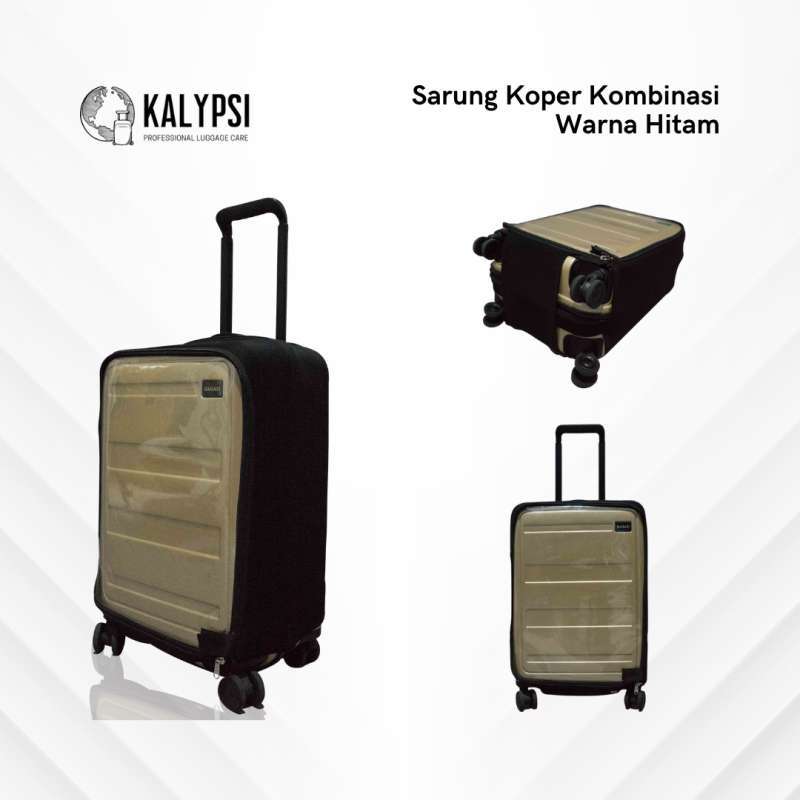 Promo Sarung Koper Luggage Cover Pelindung Koper Plastik/mika + Kain ...