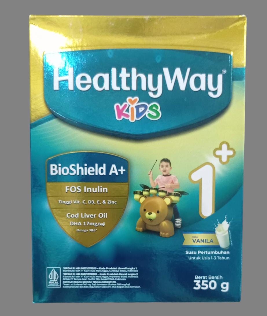 Jual Healthy Way Kids ( Biostime ) 1-3 Tahun Vanila, 350g Di Seller Jayaabadisolo Official Store ...