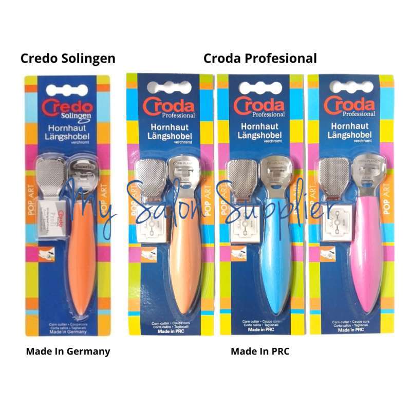 Jual Parutan Kaki Credo Solingen / Croda Profesional + Silet - Croda ...