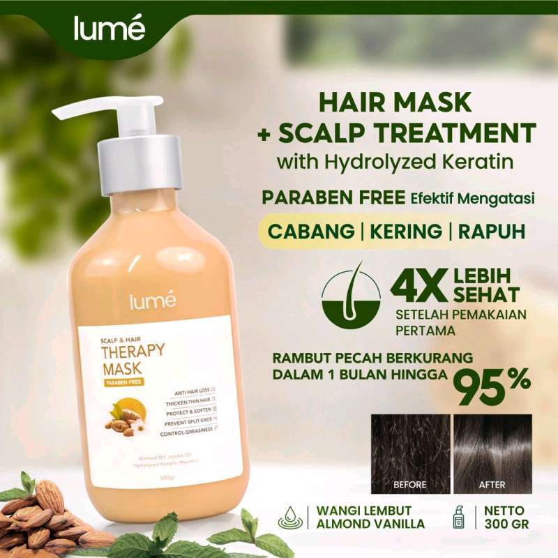 Promo LUME Scalp & Hair THERAPY MASK Diskon 21% di Seller Lumecolors ...