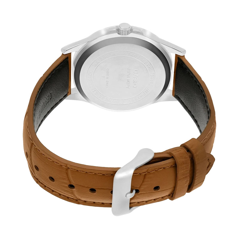 Jual Jam Tangan Pria Casio General Mtp-1381l-9avdf Enticer Men Beige Dial Brown Leather Band Di ...
