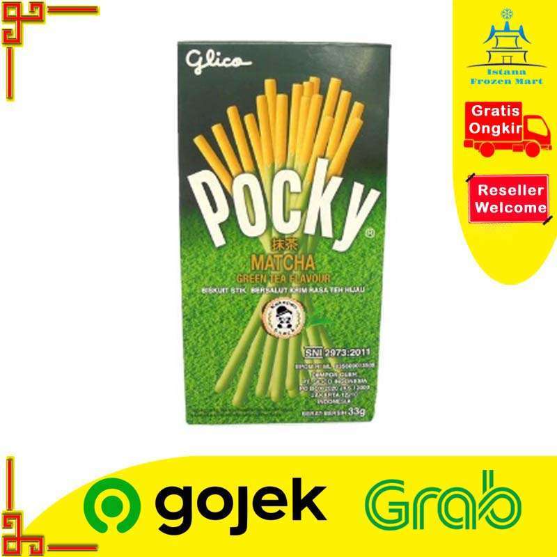 Jual Glico Matcha Biskuit Stik Rasa Teh Hijau 33 Gram - Pocky Di Seller ...