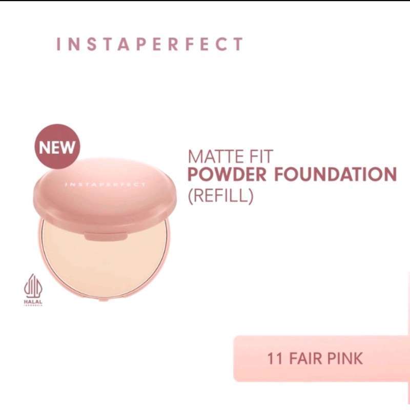 Jual Wardah Instaperfect Matte Fit Powder Foundation [13 G/ Kemasan ...