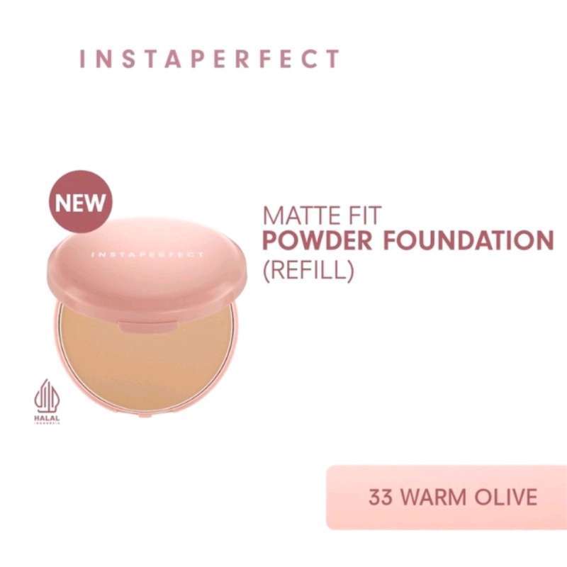 Jual Wardah Instaperfect Matte Fit Powder Foundation [13 G/ Kemasan ...