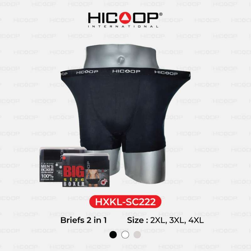 Promo Pakaian Dalam Boxer Big Size atau Jumbo Hicoop HXKL-SC222BS ...