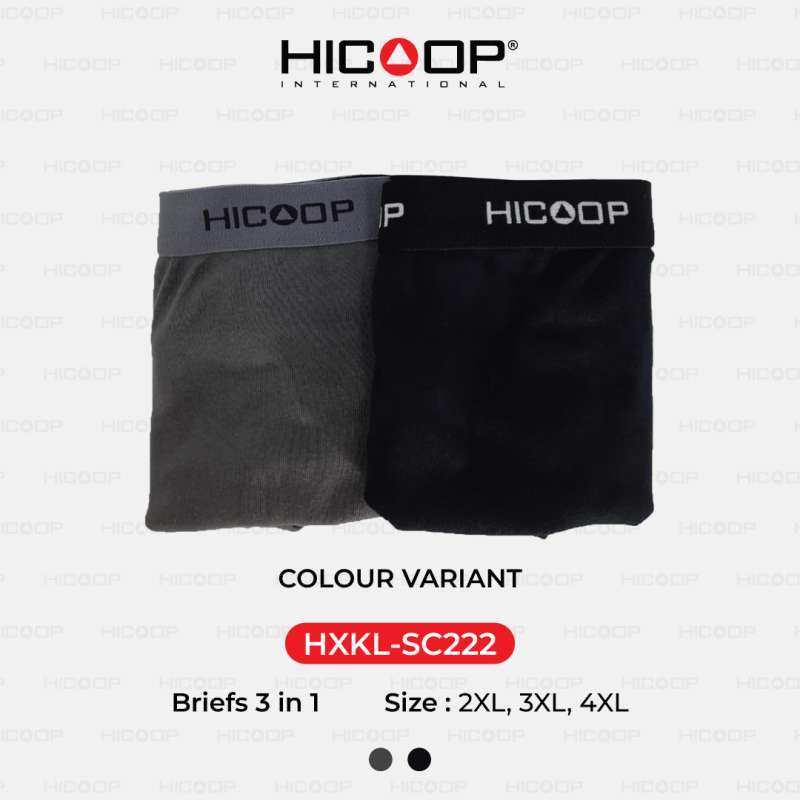 Promo Pakaian Dalam Boxer Big Size atau Jumbo Hicoop HXKL-SC222BS ...