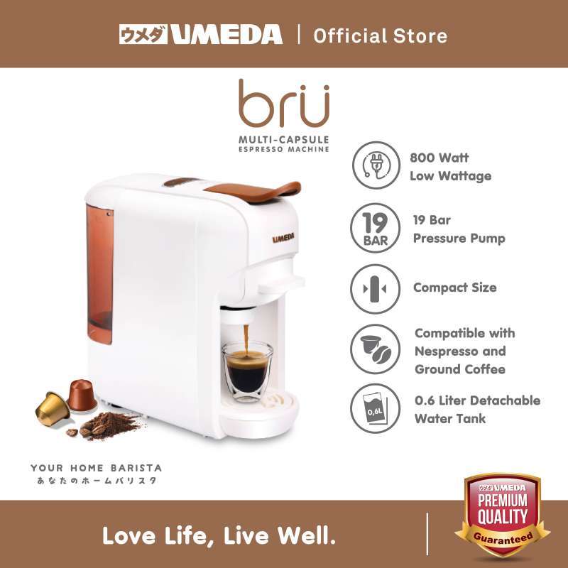 Promo Umeda Bru Mesin Kopi Multi Kapsul / Nespresso Capsule Coffee ...