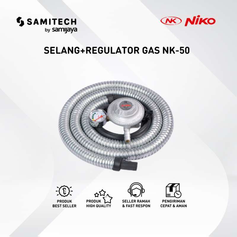 Promo Niko Nk-50 Selang Dan Regulator Kompor Gas Diskon 29% Di Seller ...
