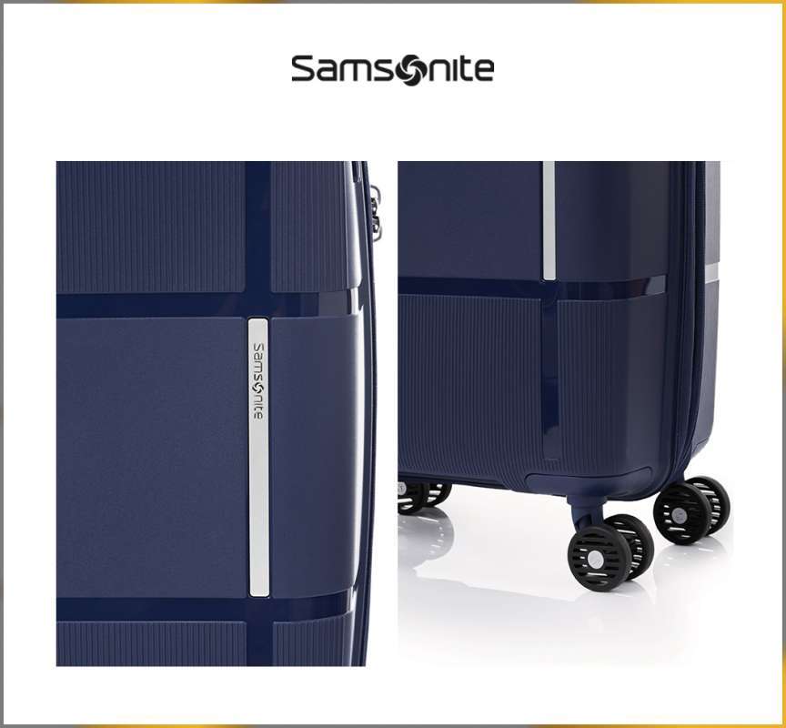 Jual Samsonite Koper Hardcase Interlace Large 28 Inch - Navy Di Seller ...
