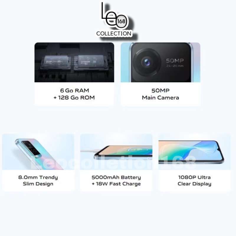 Promo Hp Vivo Y33s Ram 6/128gb 16mp Depan 50mp Kamera Belakang Layar 6. ...