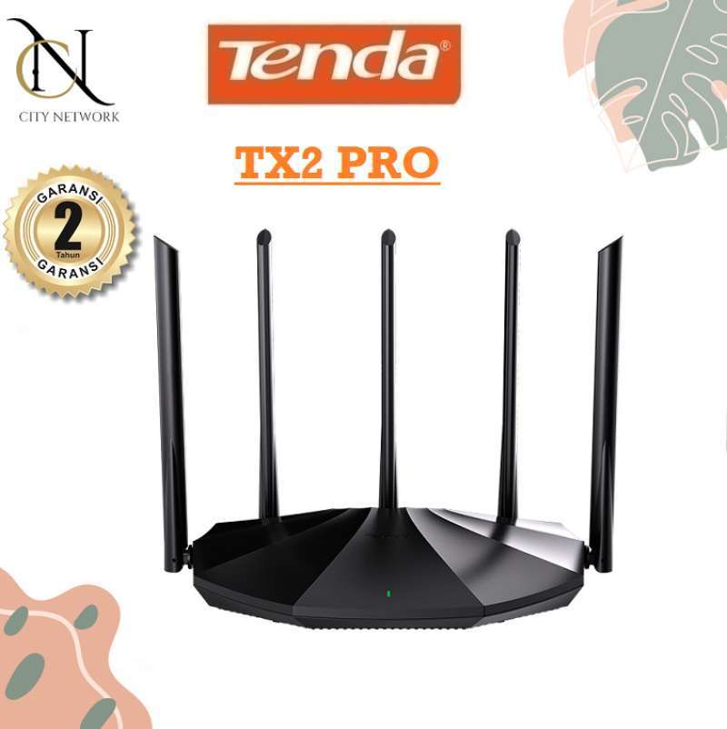 Promo Tenda Tx2 Pro Dual-band Gigabit Wi-fi 6 Router Diskon 17% Di ...