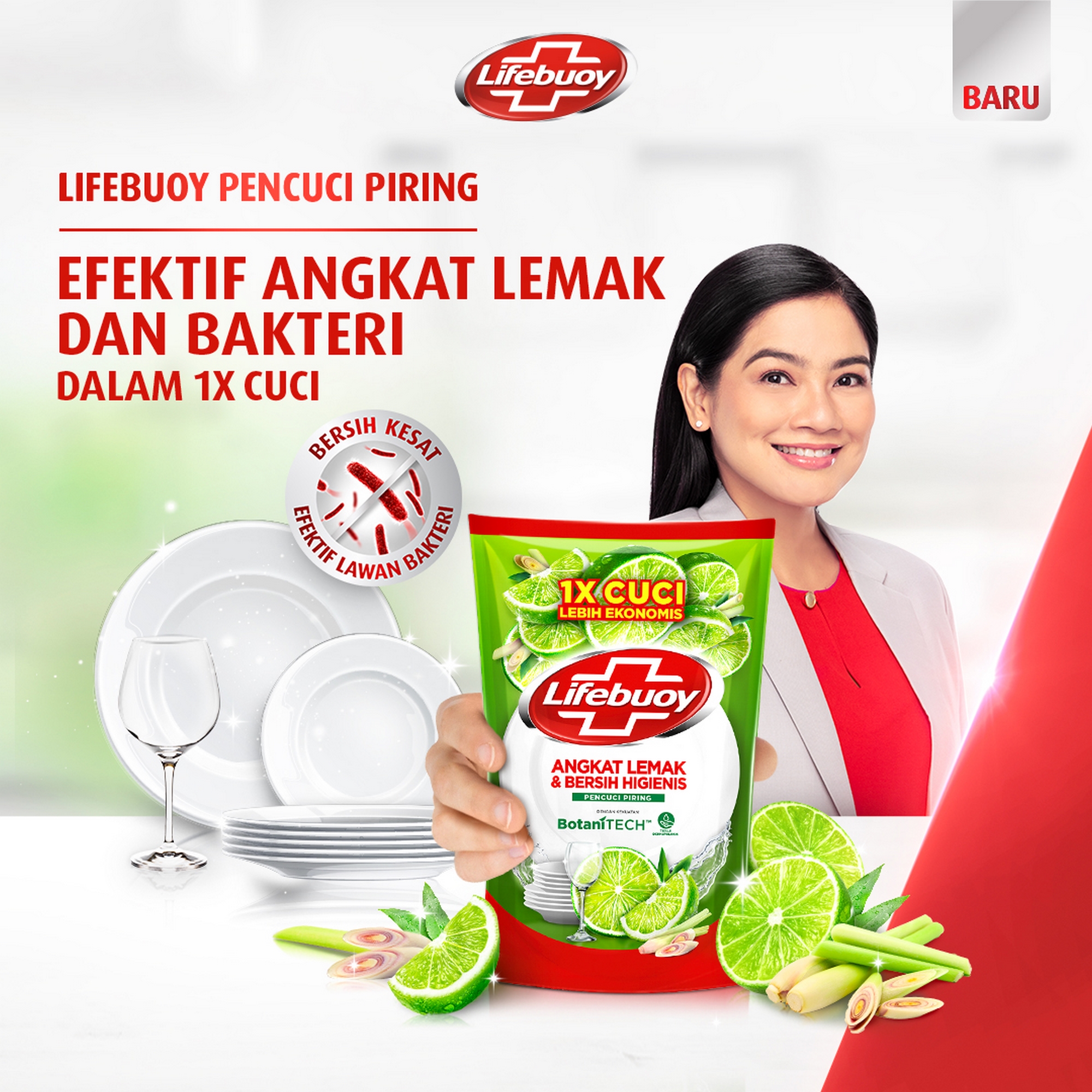 Promo Lifebuoy Sabun Pencuci Piring Cair Refill Lime 660 Ml Diskon 12% ...