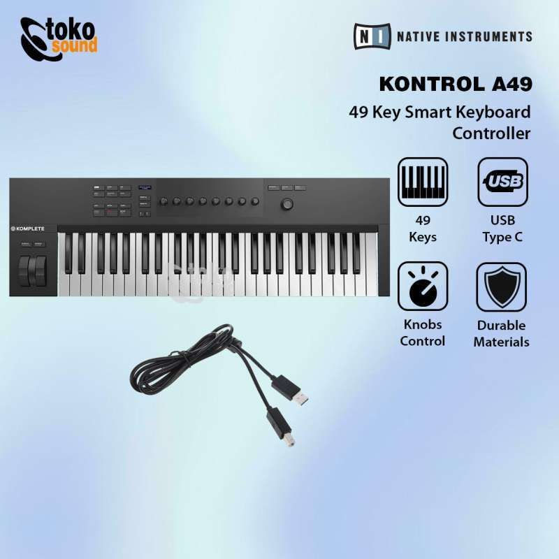 Jual Native Instruments Komplete Kontrol A49 Smart Keyboard Controller Di Seller Tokosound ...
