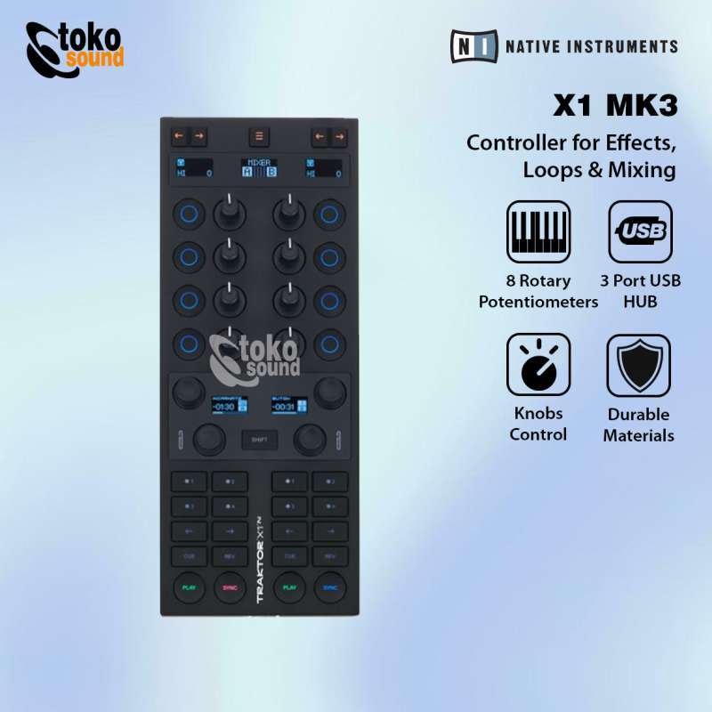 Jual Native Instruments Traktor Kontrol X1 MK2 - Decks & Effects ...