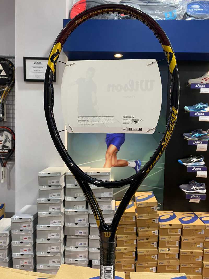 Promo Raket Tenis Wilson Hyper Hammer 5.3 Blk/bur [242 Gram / 115 Inc ...