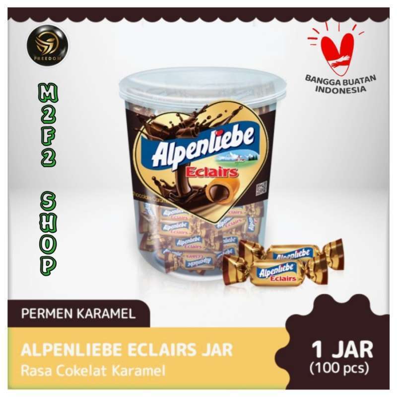 Promo Permen Alpenliebe Choco Eclairs Chocolate Caramel Jar - 360 Gr ...