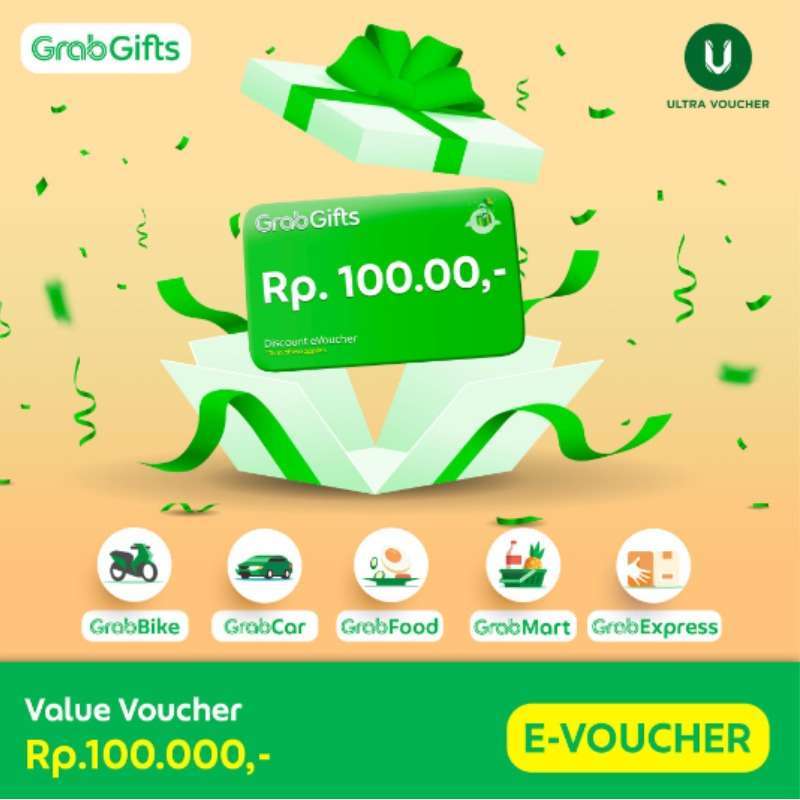 Promo Voucher Digital Grabgifts 100.000 - Voucher Value Diskon 7% Di ...