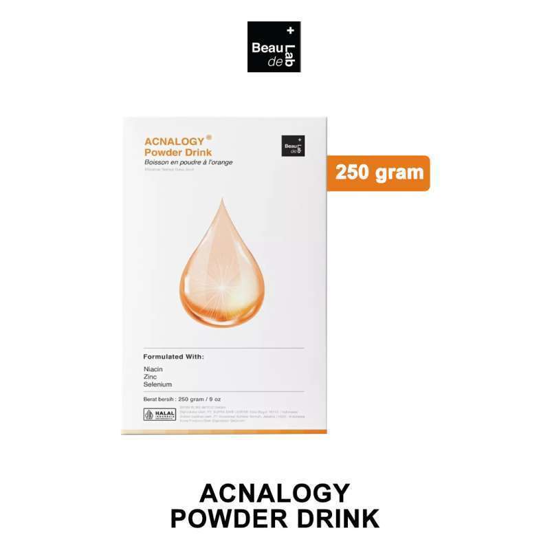 Jual Newlab+ Acnalogy Powder Drink 250gr - Obat Minum Untuk Jerawat ...