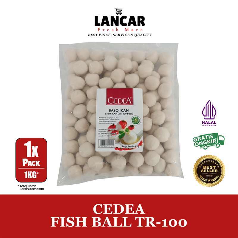 Jual Cedea Bakso Ikan Tr Isi 100 Pcs / Cedea Fish Ball Tr Isi 100 Pcs ...