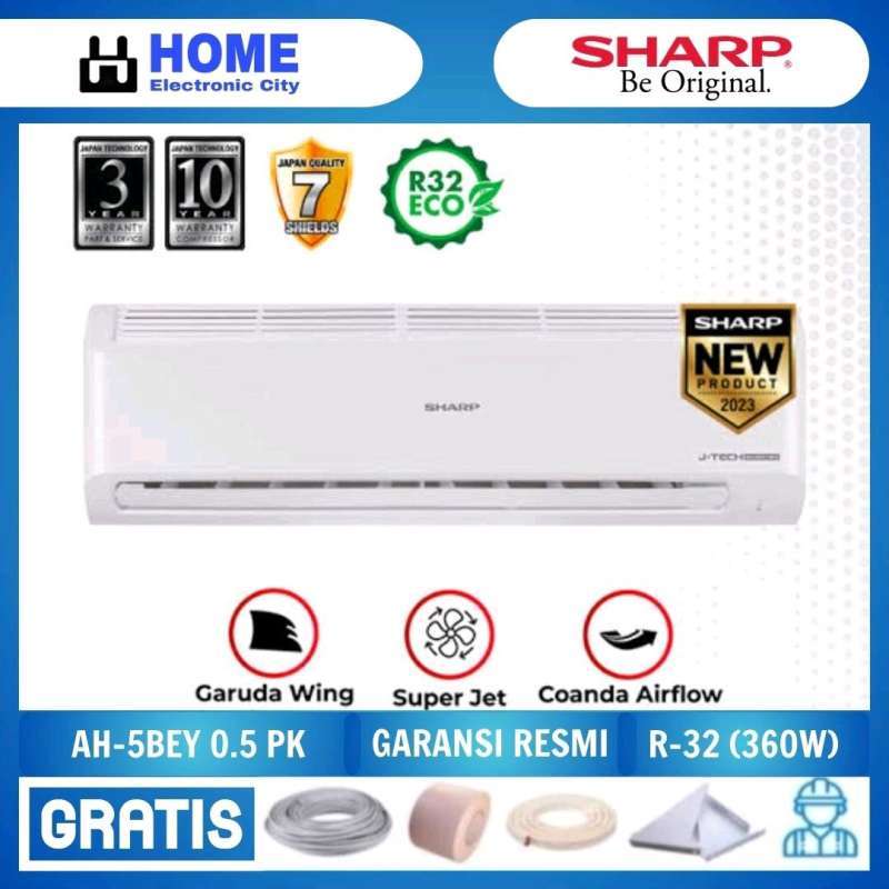 Jual Ac Sharp Ah-a5bey [0.5 Pk] Turbo Cooling R32 [garansi Resmi ...