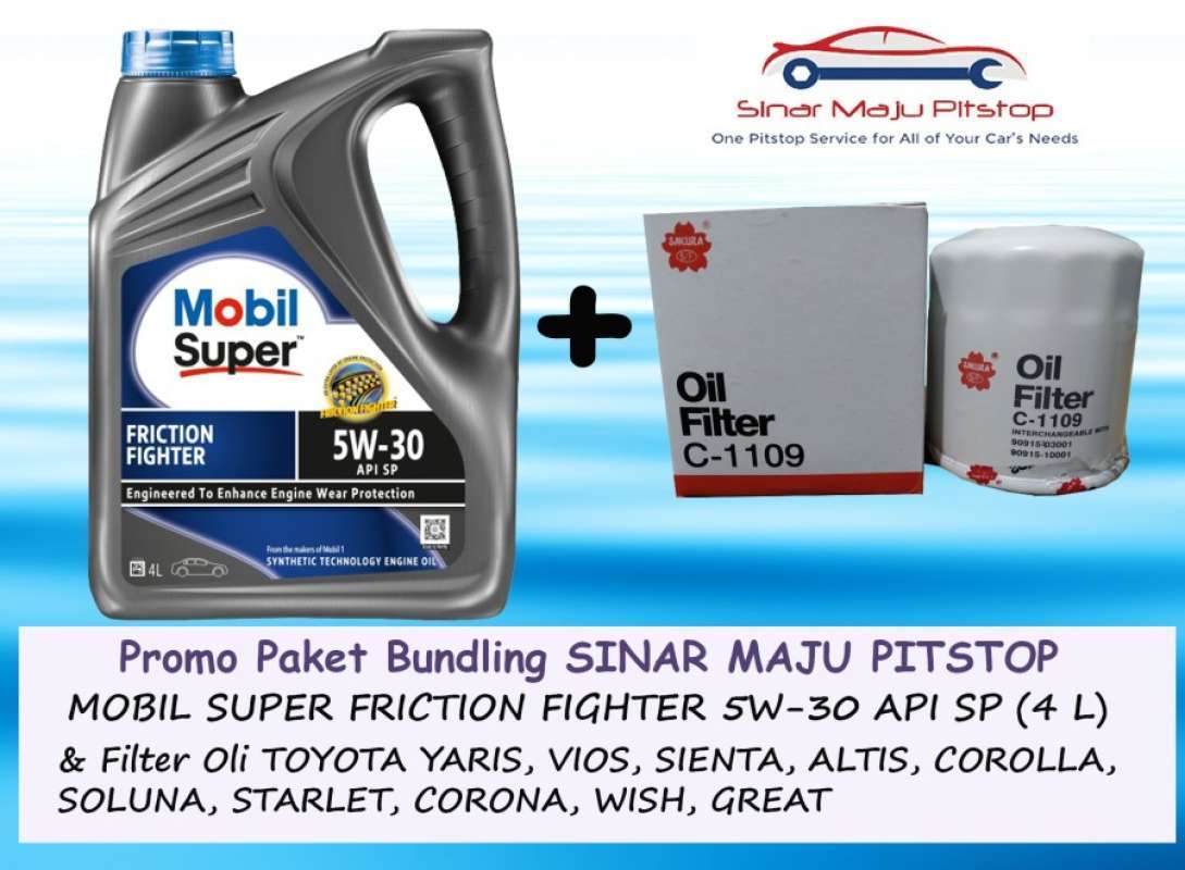 Jual Paket Oli MOBIL SUPER FRICTION FIGHTER 5W-30 API SP Original 4 ...