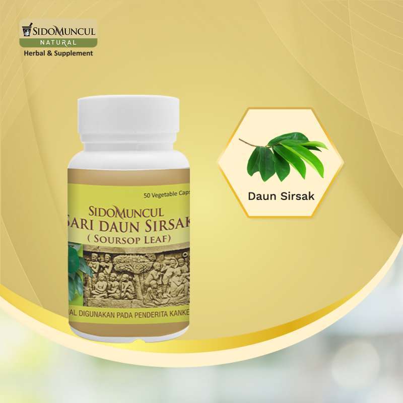 Promo Sido Muncul Natural Sari Daun Sirsak 50 Kapsul Diskon 16% Di ...