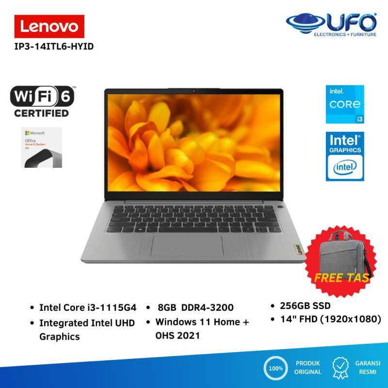 Jual Lenovo Ideapad Slim Ip Itl Hyid Core I G Gb Gb Win Ohs Free Bag Di Seller