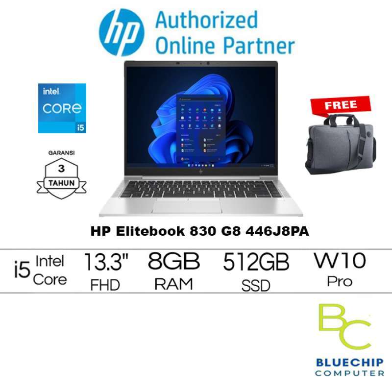 Promo Laptop Hp Elitebook 830 G8 Hpq446j8pa-i5-1135g7 8gb 512gb ...