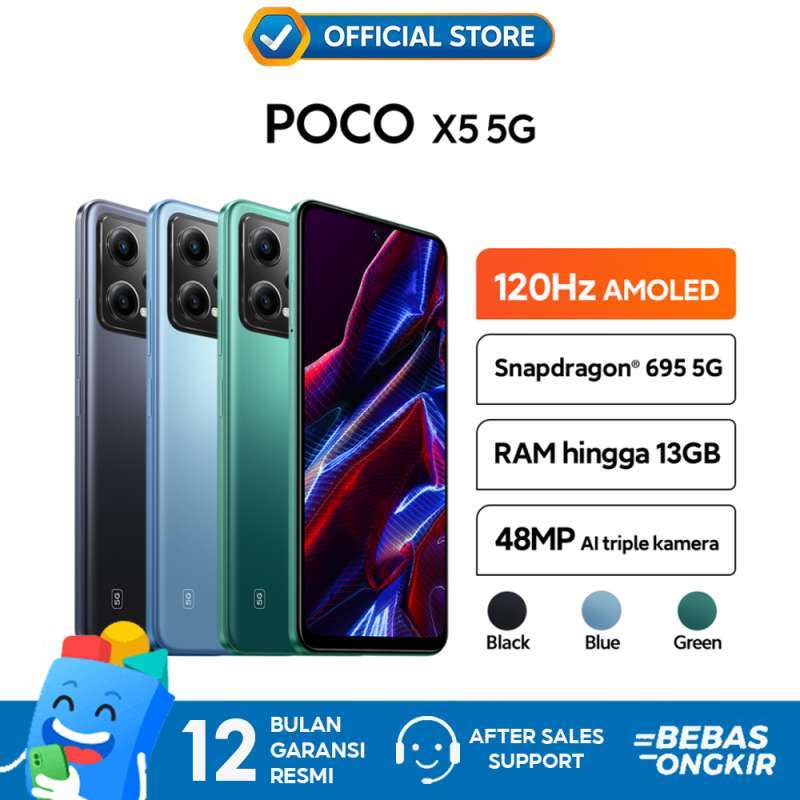 Jual Xiaomi Poco X5 5g 8 256gb 6 128gb Garansi Resmi Not Xiaomi Poco X3 Blue 6 128gb Di Seller