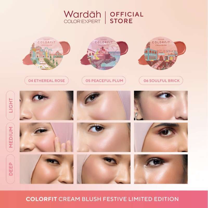 Promo Wardah Colorfit Cream Blush - Formula Ringan Dan Teksturnya ...