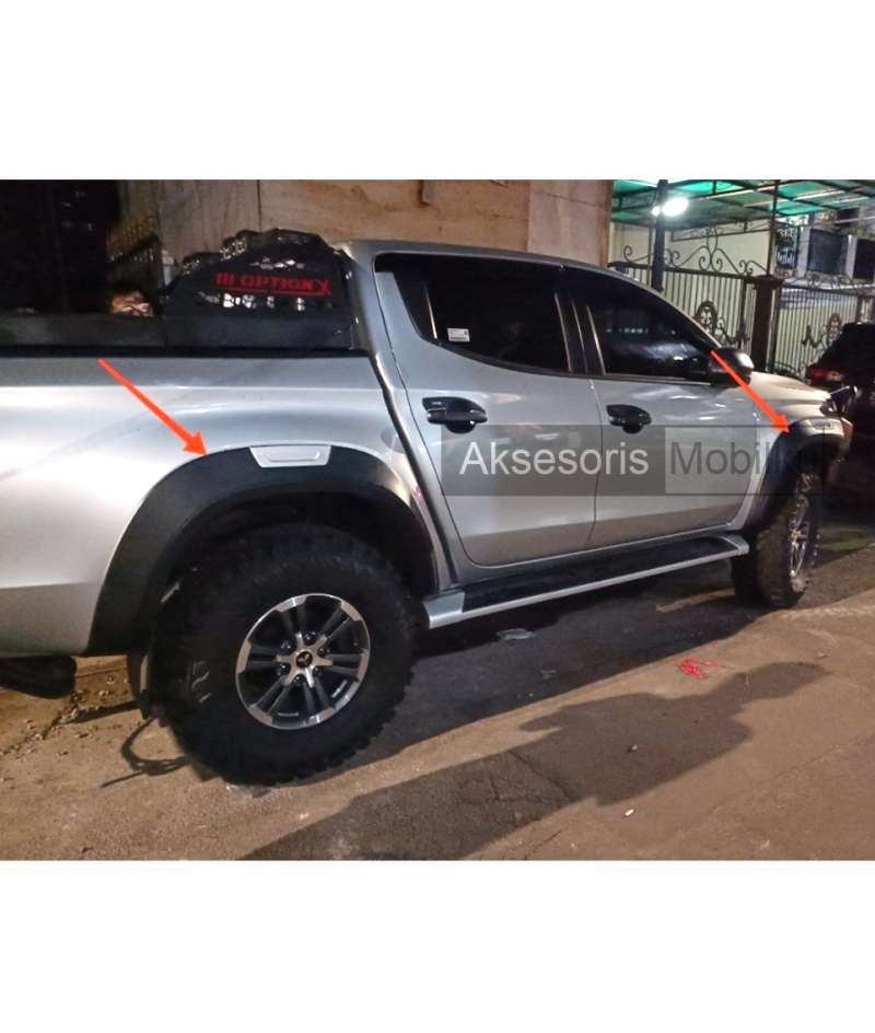 Jual Over Fender Flare Triton Double Cabin Plastik Injection Import ...