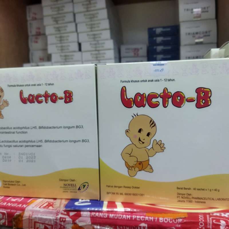 Jual Lacto B 10 Sachet Probiotik Diare Box @40 Sachet Di Seller Nur Nur ...