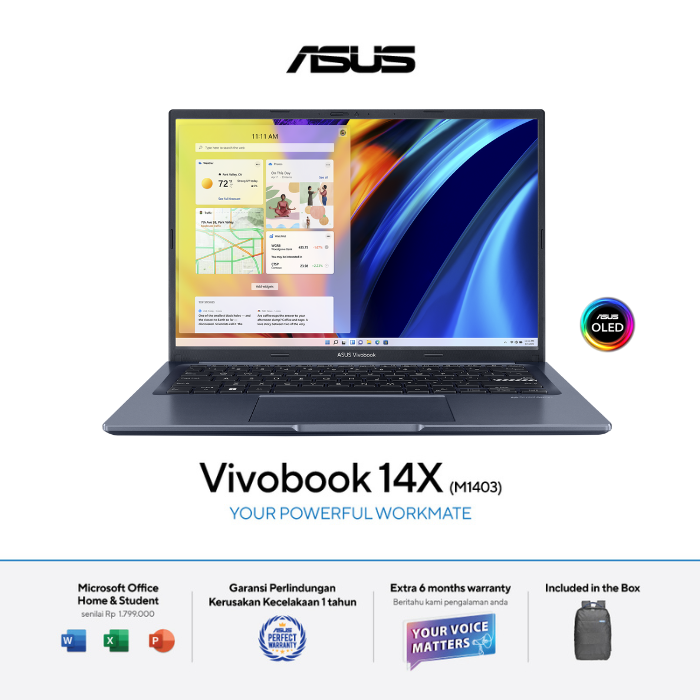 Promo Asus Vivobook 14X M1403QA OLEDS751 OLEDS752 Notebook [AMD Ryzen 7 ...