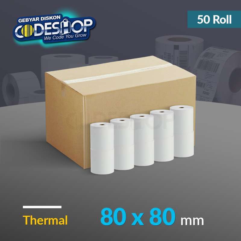 Jual Thermal Paper 80 50 Dus Original Harga Termurah Mei 2024 | Blibli