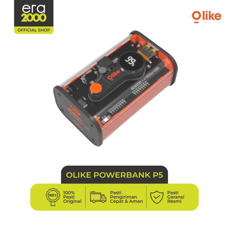 Jual Olike Powerbank 10000mah Fast Charging Led Battery Display P5 Di ...